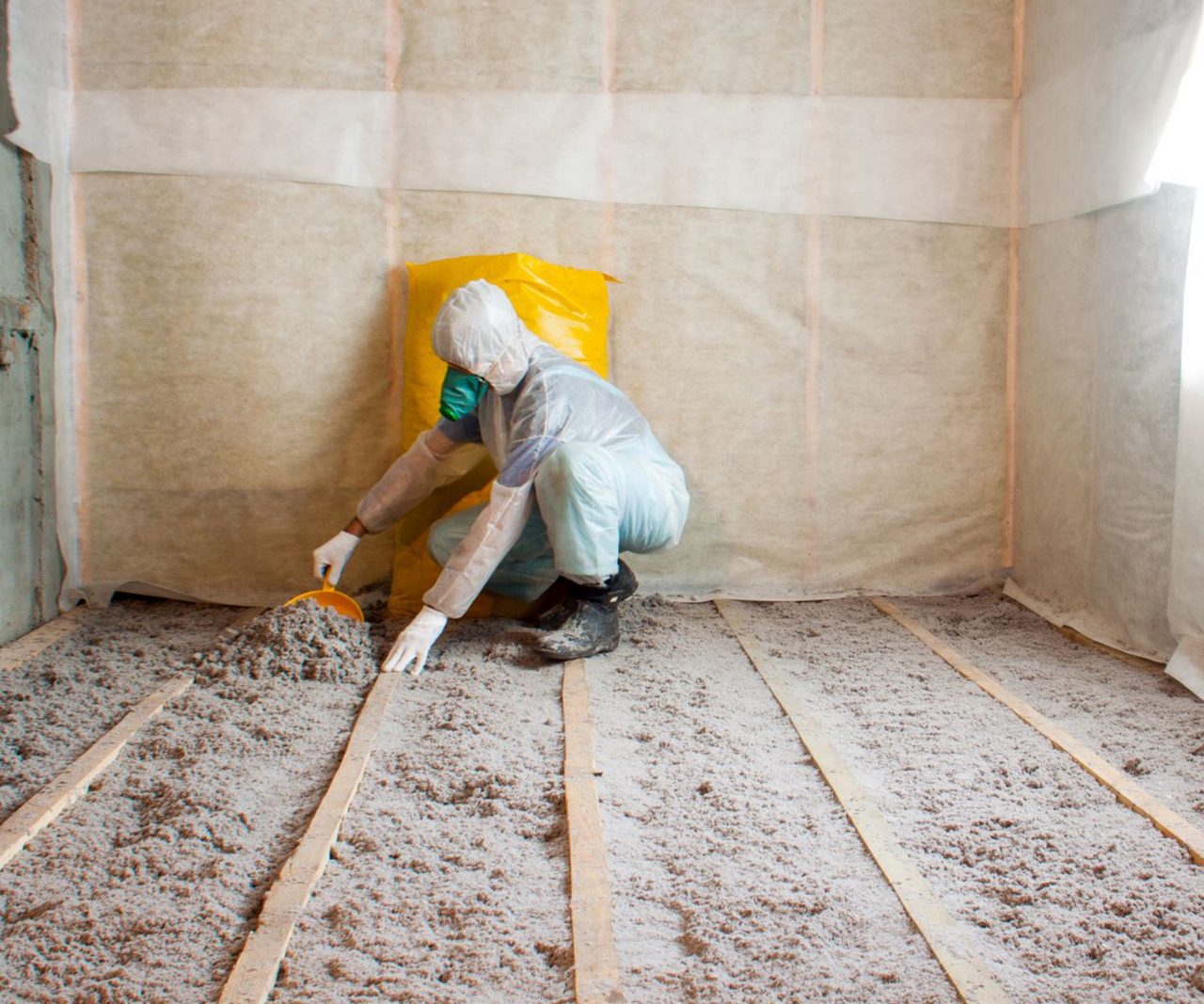 Cellulose Insulation In New England Colonial Green Products